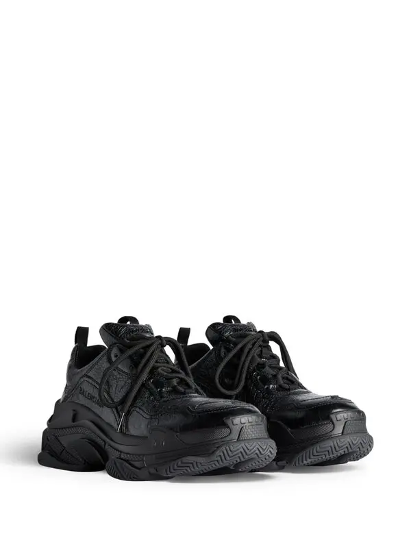 Balenciaga Triple S Lambskin Sneakers