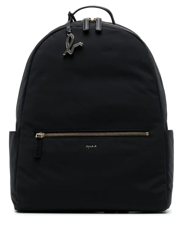 AGNÈS B. Logo-plaque Backpack