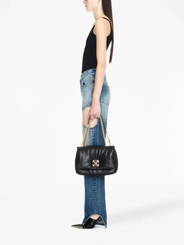 Off-White Jitney Puffer Shoulder Bag