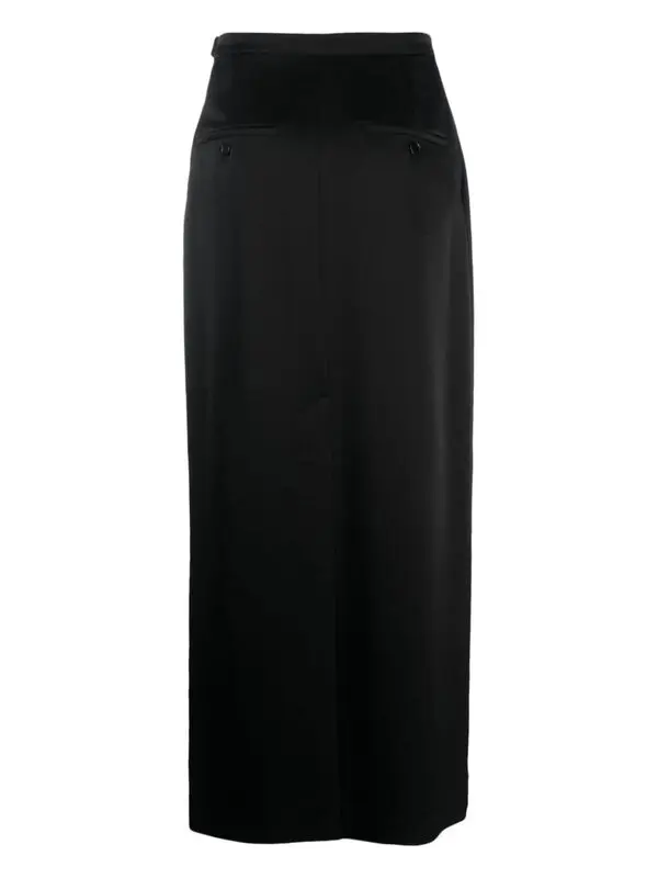 LANVIN Satin Midi Skirt