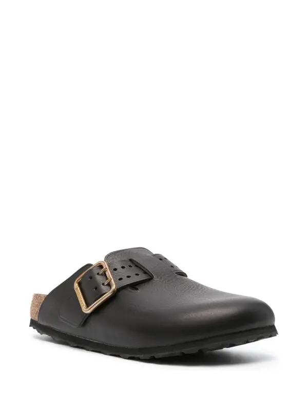 BIRKENSTOCK Boston Bold Leather Slippers