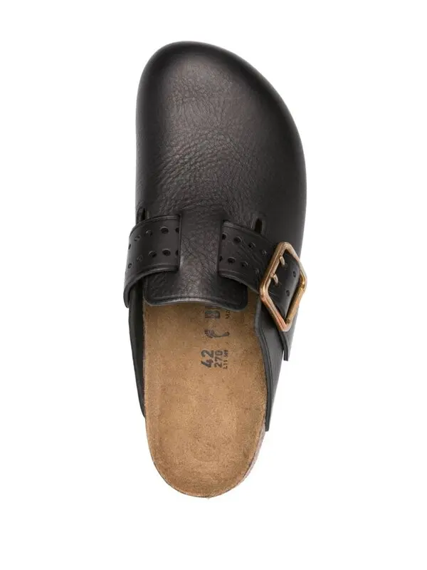 BIRKENSTOCK Boston Bold Leather Slippers