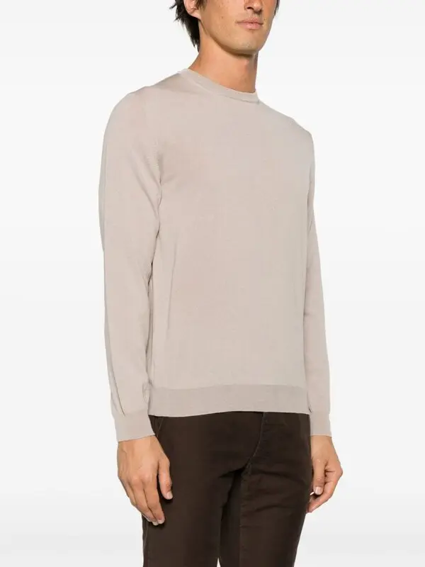 ZANONE Virgin Wool Blend Jumper - Neutrals