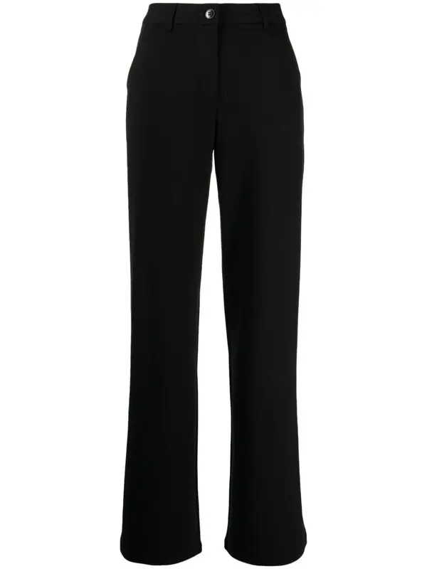 AGNES B. High-waisted Straight-leg Trousers