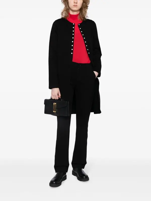 AGNES B. High-waisted Straight-leg Trousers