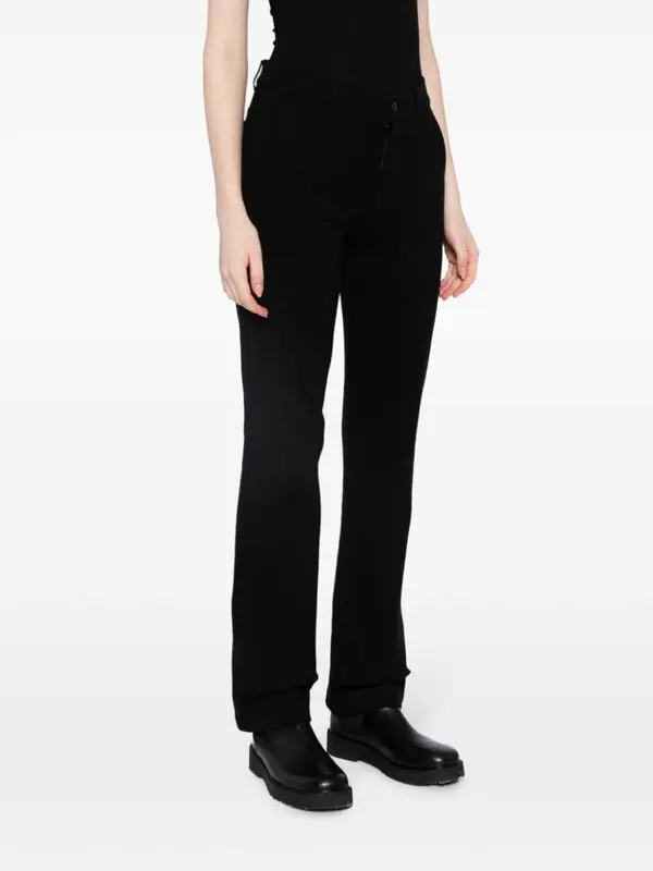 AGNES B. High-waisted Straight-leg Trousers