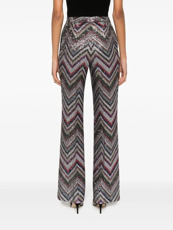 Missoni Sequin-embellished Flared Trousers