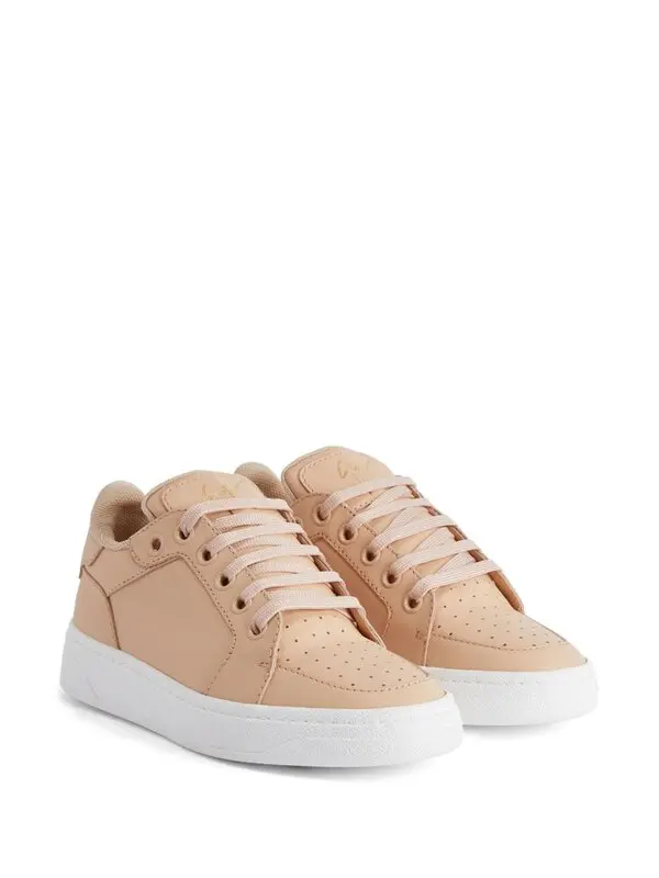GIUSEPPE ZANOTTI Calf-leather Sneakers - Neutrals