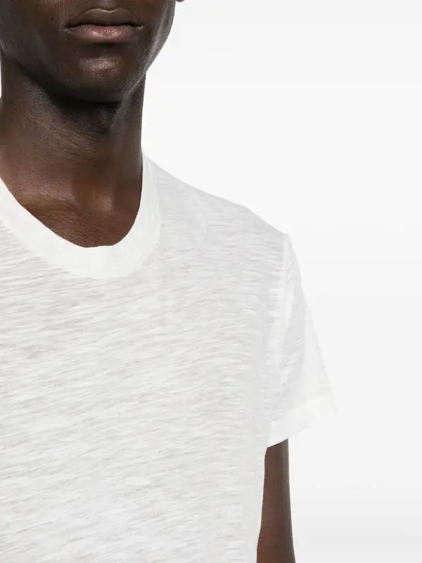 TOM FORD Crew-neck Cotton-blend T-shirt - White