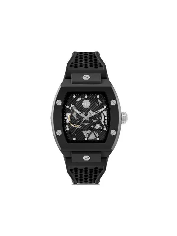 Philipp Plein 44mm The $keleton Ecoceramic Watch - Black