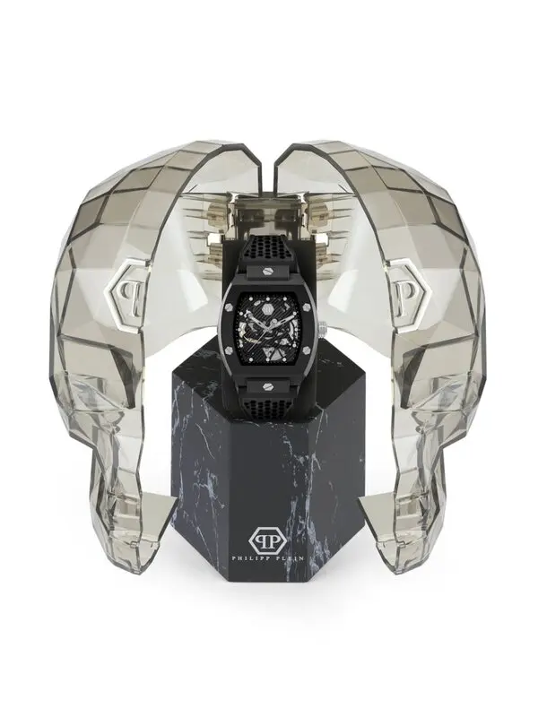 Philipp Plein 44mm The $keleton Ecoceramic Watch - Black