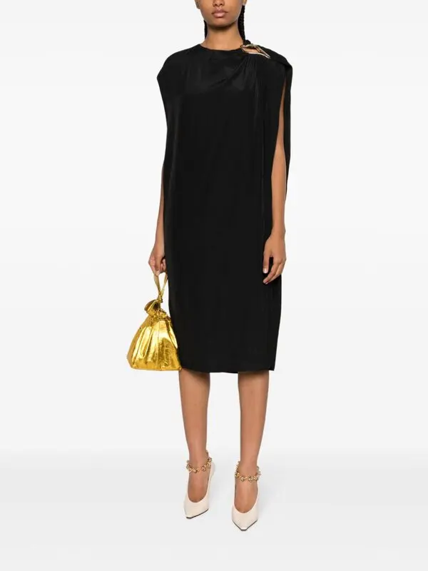 LANVIN Ring-detail Midi Dress