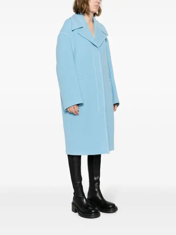 Marni Contrast-stitching Single-breasted Coat