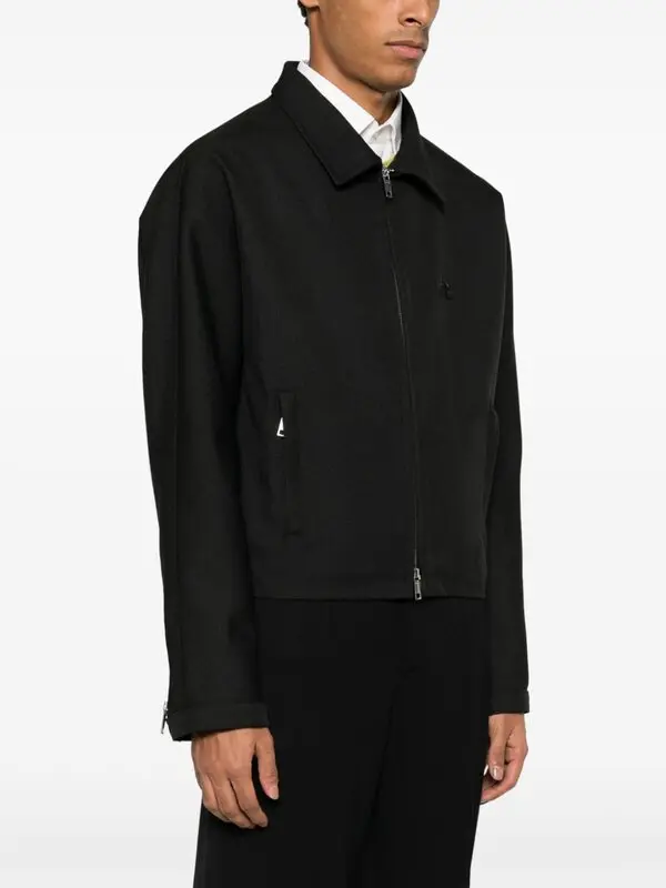 COURREGES Pointed Flat-collar Zip-up Jacket