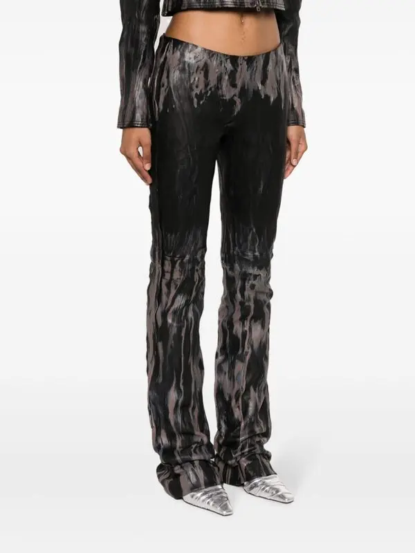 Acne Studios Faded-effect Flared Trousers