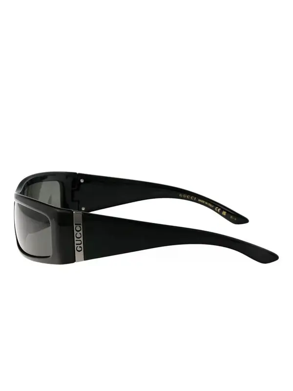 Gucci Rectangle-frame Sunglasses - Black