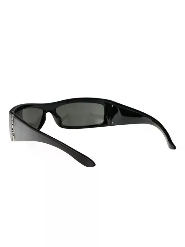 Gucci Rectangle-frame Sunglasses - Black