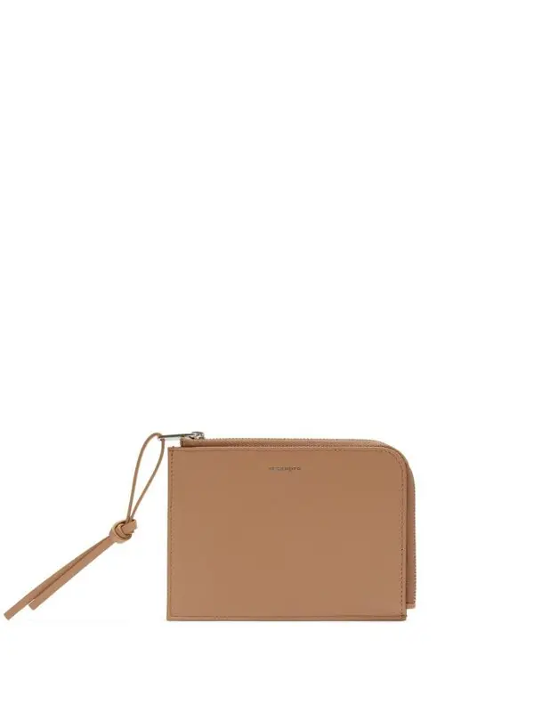 JIL SANDER Medium Giro Zip-around Card-holder - Neutrals