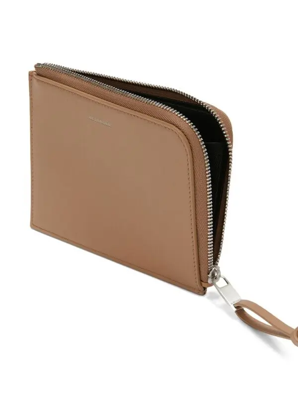 JIL SANDER Medium Giro Zip-around Card-holder - Neutrals