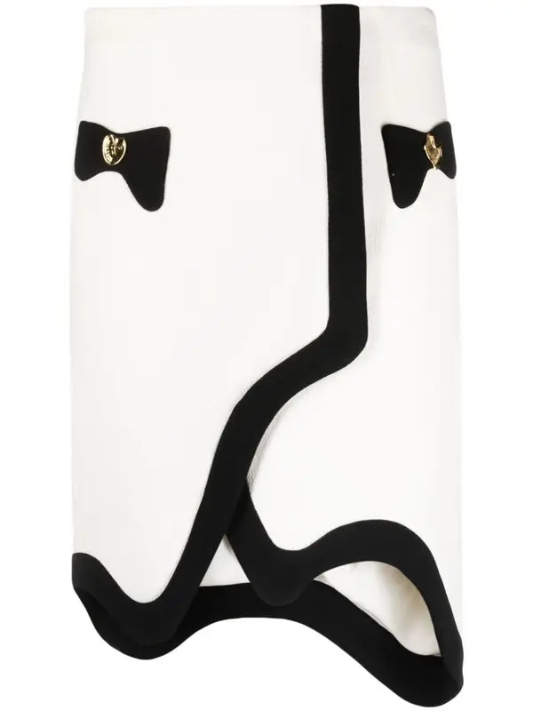 Moschino Tailored-cut Asymmetric Skirt
