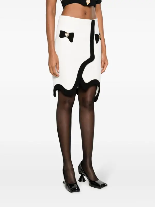 Moschino Tailored-cut Asymmetric Skirt
