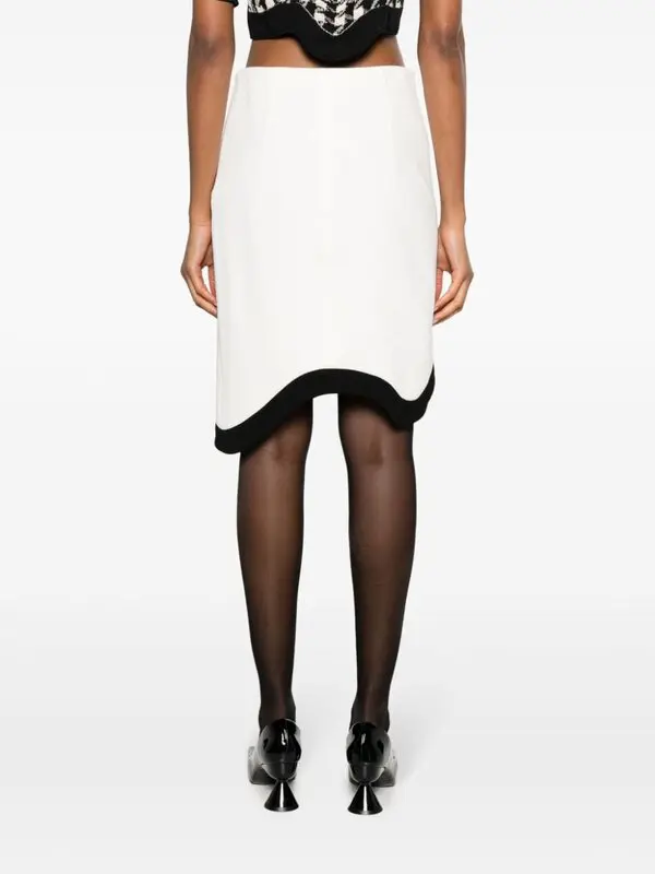 Moschino Tailored-cut Asymmetric Skirt