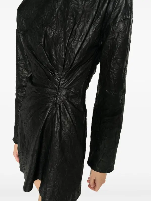 Zadig&Voltaire Rixina Leather Mini Dress