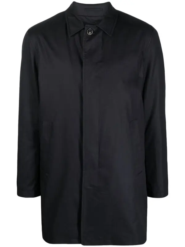 Herno Waterproof Button-up Trench Coat