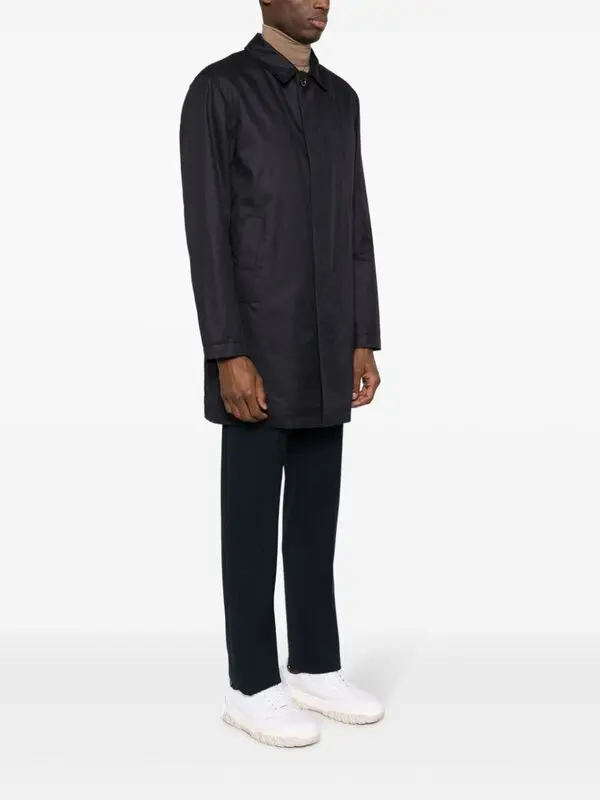 Herno Waterproof Button-up Trench Coat
