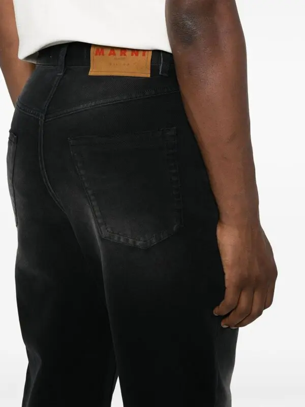 Marni Whiskering Effect Straight-leg Jeans