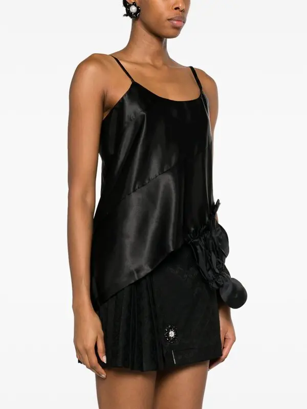 Comme Des Garçons Satin Asymmetric Top