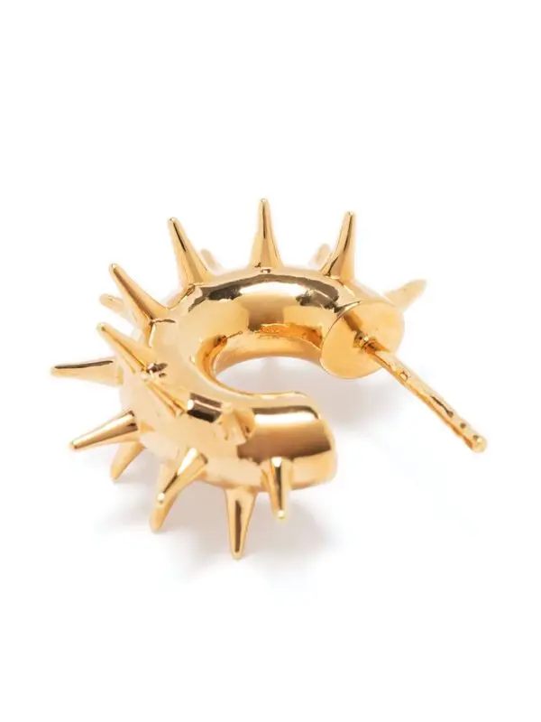 HUGO KREIT Spiky Ear Hoop Earrings