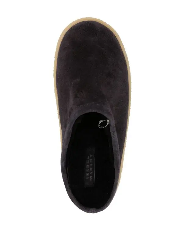 Isabel Marant Étoile Fozee Flatform Mules - Black
