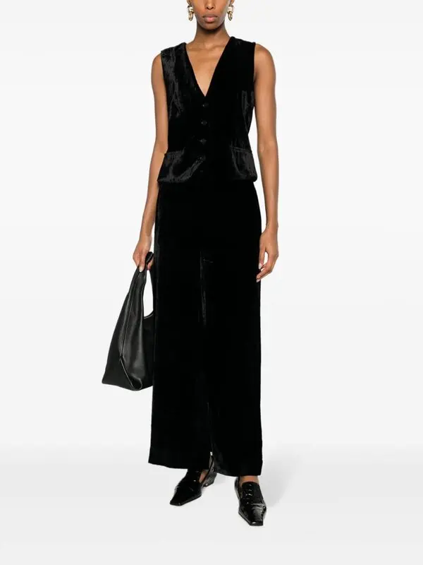 P.a.r.o.s.h V-neck Velvet Waistcoat