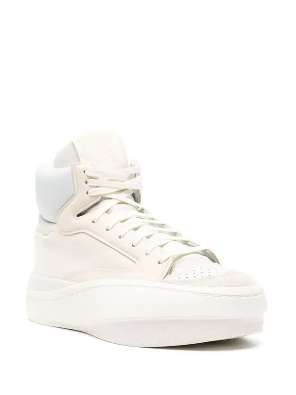 Y3 Centennial High-top Sneakers - White