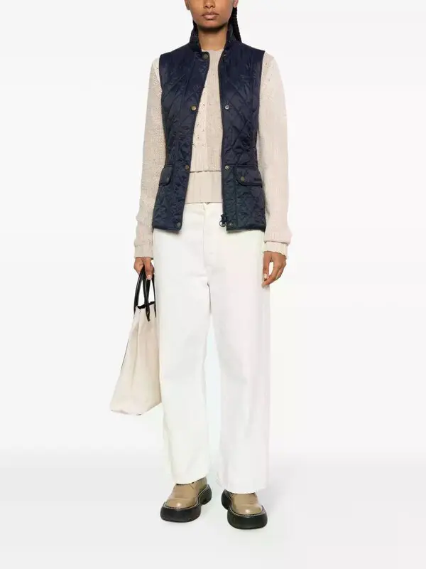 Barbour Otterburn Quilted Gilet - Blue