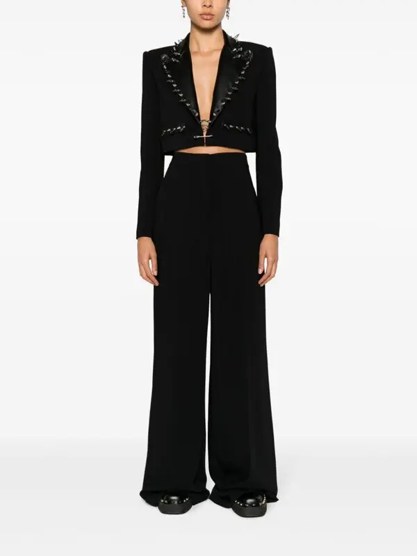 Moschino High-waist Wide-leg Trousers