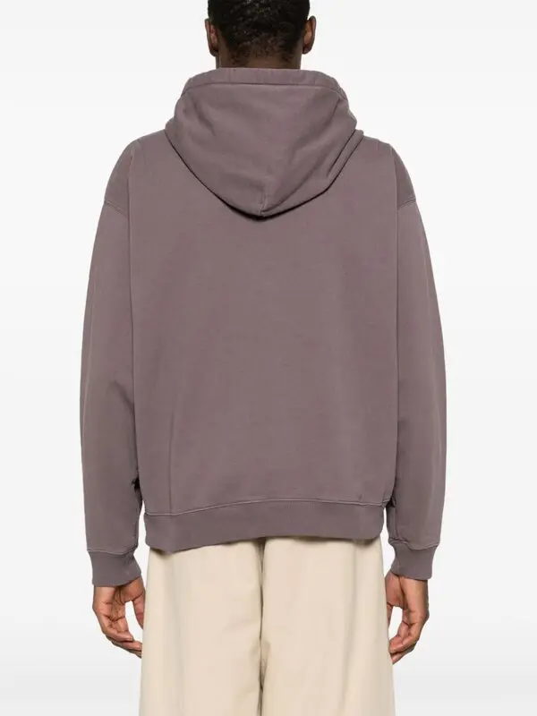 PAURA Logo-embroidered Cotton Hoodie