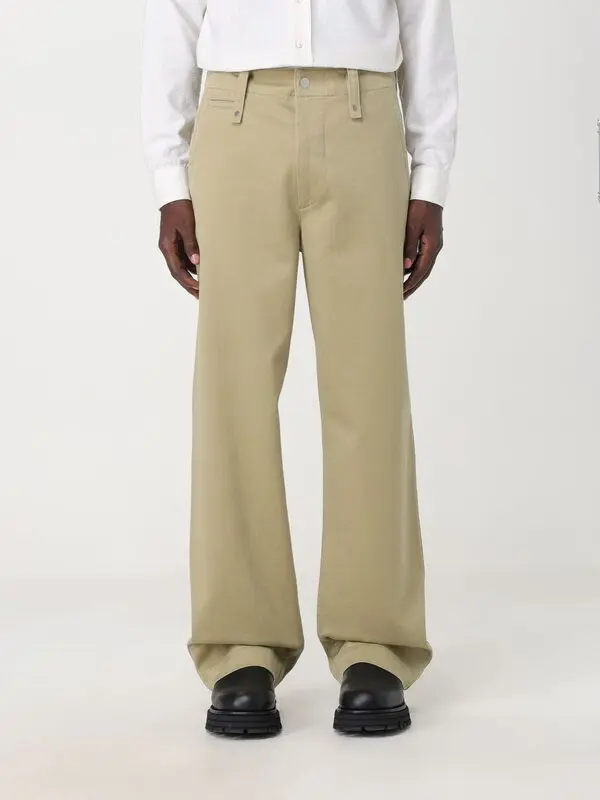 Burberry Tailored Wide Leg Trousers - Beige
