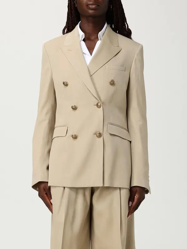 GOLDEN GOOSE Double-breasted Jacket - Sand