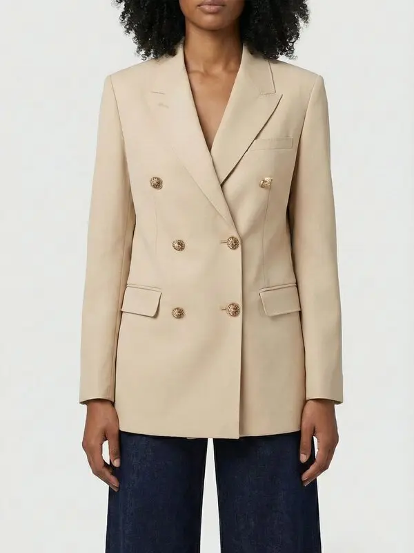 GOLDEN GOOSE Double-breasted Jacket - Sand