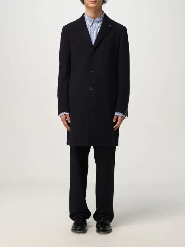 Tagliatore Single-breasted Coat - Blue