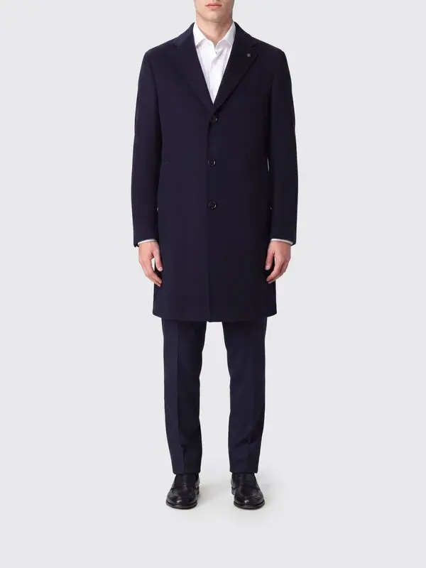Tagliatore Single-breasted Coat - Blue