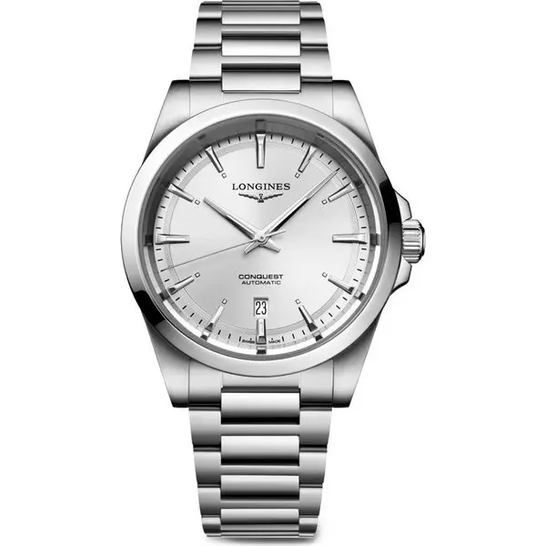 LONGINES Conquest Automatic Bracelet Watch - Silver