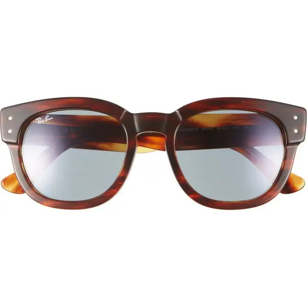 Ray-ban 53mm Square Sunglasses - Striped Havana