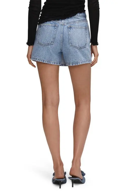 Mango Denim Wrap Miniskirt