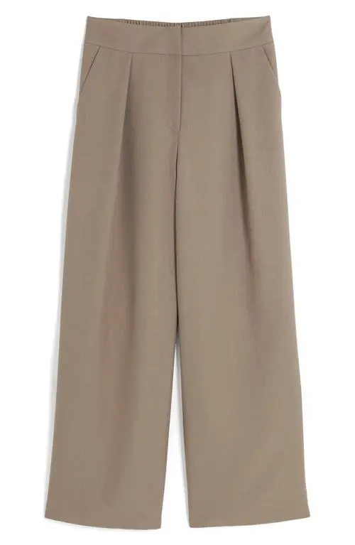 RIVER ISLAND Pleat Front Wide Leg Pants