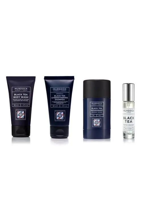 MURDOCK LONDON King's Road Black Tea Collection $90 Value