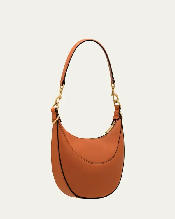 OROTON Florence Small Zip Shoulder Bag - Cognac