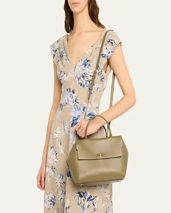 ANYA HINDMARCH Seaton Leather Satchel Bag
